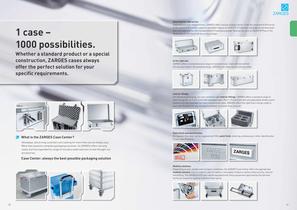 Packaging, transportation, storage - ZARGES - PDF Catalogs | Technical Documentation | Brochure
