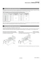Series CY1S - SMC PNEUMATIC - PDF Catalogs | Technical Documentation | Brochure