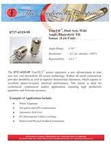 TrueTilt™, Dual Axis, Wide Angle, Electrolytic Tilt Sensor - The ...