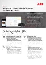 ABB Ability™ Connected Workforce apps for Digital Workflows - ABB Motors Drives and Power ...