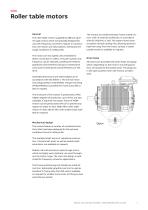 Low Voltage Roller Table Motors - ABB Motors Drives and Power ...