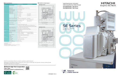 Product Catalogue: SEM, FIB, BIB, TEM - Hitachi High-Tech Europe GmbH ...