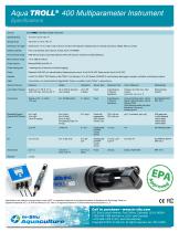Aqua TROLL 400 Instrument for Real-Time Water Quality Monitoring - In ...