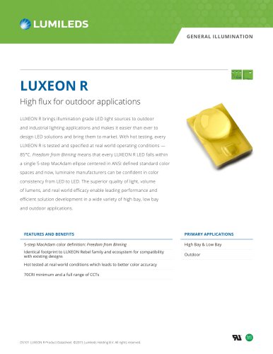 LUXEON 3030 2D - Philips Lumileds Lighting Company - PDF Catalogs ...