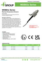 Bearing temperature sensor - WDB83x - 4B Braime Components - 2-wire ...