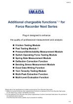 Additional Downloadable Chargeable Functions for Force Recorder Next ...