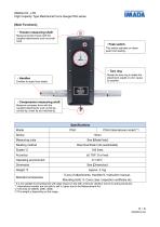 PSH series - IMADA - PDF Catalogs | Technical Documentation | Brochure