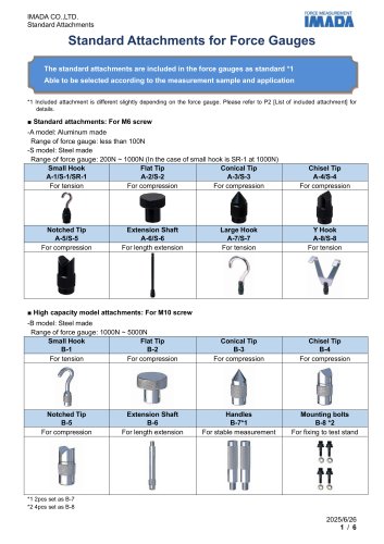 DS2 series - IMADA - PDF Catalogs | Technical Documentation | Brochure