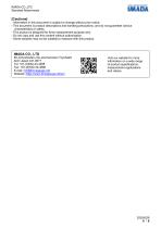 Standard Attachments for Force Gauge - IMADA - PDF Catalogs | Technical ...