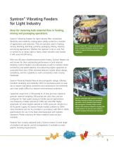 Syntron Light Industry Vibrating Feeders - Syntron Material Handling ...