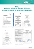 MIVAL Products - Mival - PDF Catalogs | Technical Documentation | Brochure