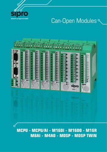 SIAX A100 - Sipro srl - PDF Catalogs | Technical Documentation | Brochure