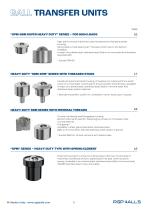 BALL TRANSFER UNITS - RGPBALLS Srl - PDF Catalogs | Technical ...
