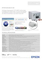 EPSON DISCPRODUCER™ PP-100AP - EPSON Europe - PDF Catalogs | Technical ...