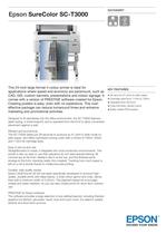 Epson-SureColor-SC-T3000 - EPSON Europe - PDF Catalogs | Technical Documentation | Brochure