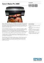 pro 3880 - EPSON Europe - PDF Catalogs | Technical Documentation | Brochure
