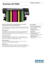 SureColor SC-F9400 - EPSON Europe - PDF Catalogs | Technical ...