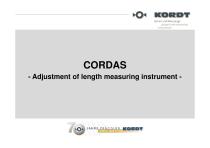 Thread gauge - CORD - KORDT