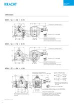Gear pumps BT/BTH - KRACHT GmbH - PDF Catalogs | Technical Documentation | Brochure