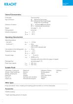 Gear pumps BT/BTH - KRACHT GmbH - PDF Catalogs | Technical Documentation | Brochure