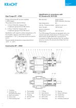 Gear pumps BT/BTH - KRACHT GmbH - PDF Catalogs | Technical Documentation | Brochure