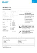 Gear pumps BT/BTH - KRACHT GmbH - PDF Catalogs | Technical Documentation | Brochure