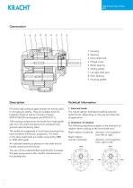 High pressure gear pump KP 5 - KRACHT GmbH - PDF Catalogs | Technical Documentation | Brochure
