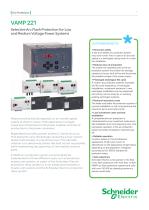 Arc flash protection relay - VAMP 221 - Vamp - panel-mount / programmable