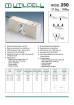 Bending beam load cell - 240 - UTILCELL - platform / OIML / IP66
