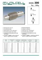 Bending beam load cell - 300 - UTILCELL - platform / OIML / IP68