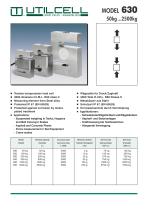 Tension/compression load cell - 630 - UTILCELL - beam type / weighing ...