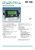 Digital weight indicator - DP 100 - UTILCELL - portable / RS-232 ...