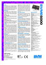 BVME 6000 - BVM - PDF Catalogs | Technical Documentation | Brochure