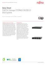 ETERNUS DX200 S3 - Fujitsu - PDF Catalogs | Technical Documentation | Brochure