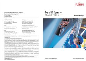 FerVID family FRAM RFID LSI - Fujitsu - PDF Catalogs | Technical ...
