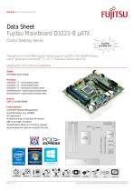 Fujitsu Mainboard D3221-B - Fujitsu - PDF Catalogs | Technical ...