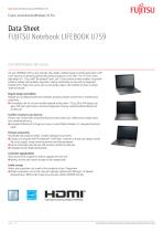FUJITSU Notebook LIFEBOOK U759 - Fujitsu - PDF Catalogs | Technical ...