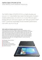 FUJITSU Tablet STYLISTIC Q7310 - Fujitsu - PDF Catalogs | Technical ...