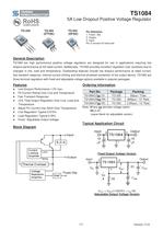 TS1084CM Power Management Ics-Linear Voltage Regulator-Low Dropout ...