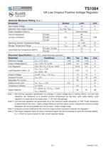 TS1084CM Power Management Ics-Linear Voltage Regulator-Low Dropout ...