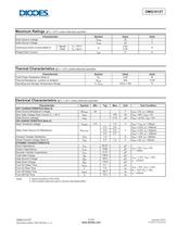 MOSFETs N Channel DMG1012T - Diodes Incorporated - PDF Catalogs ...