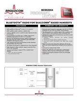 BCM2004 - Broadcom - PDF Catalogs | Technical Documentation | Brochure