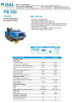 PB 200 - ISAL srl - PDF Catalogs | Technical Documentation | Brochure