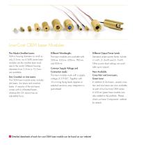FLEXPOINT® Laser Modules - LASER COMPONENTS - PDF Catalogs | Technical Documentation | Brochure