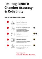 BINDER Service - BINDER - PDF Catalogs | Technical Documentation | Brochure