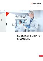 Constant climate chambers 2025 - BINDER - PDF Catalogs | Technical ...
