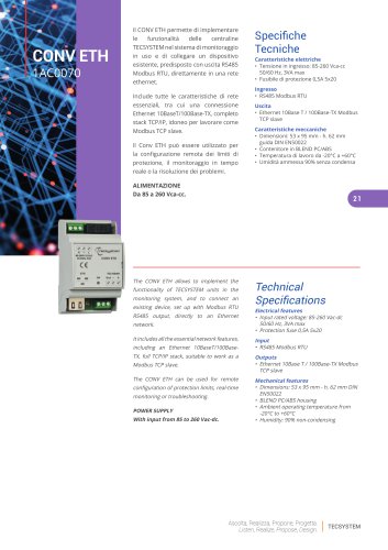 VRT200 1CN0077 - TECSYSTEM srl - PDF Catalogs | Technical Documentation | Brochure