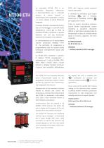 Digital temperature controller - NT538 ETH - TECSYSTEM srl ...