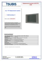 Replacement monitor for AGIE Evolution 3 - TSUBIS - PDF Catalogs ...