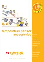 Flange thermowell - TEMPSENS - PVDF / ceramic / PTFE